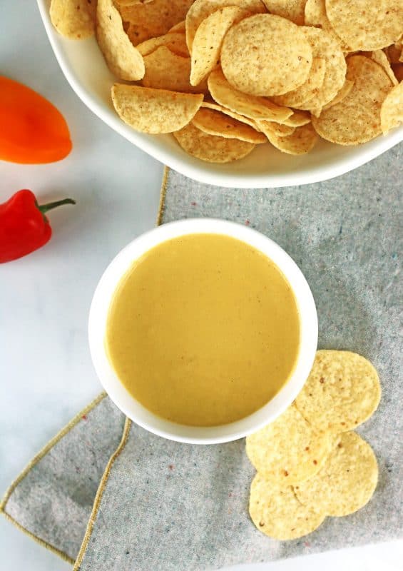 The BEST Easy Vegan Nacho Cheese Sauce