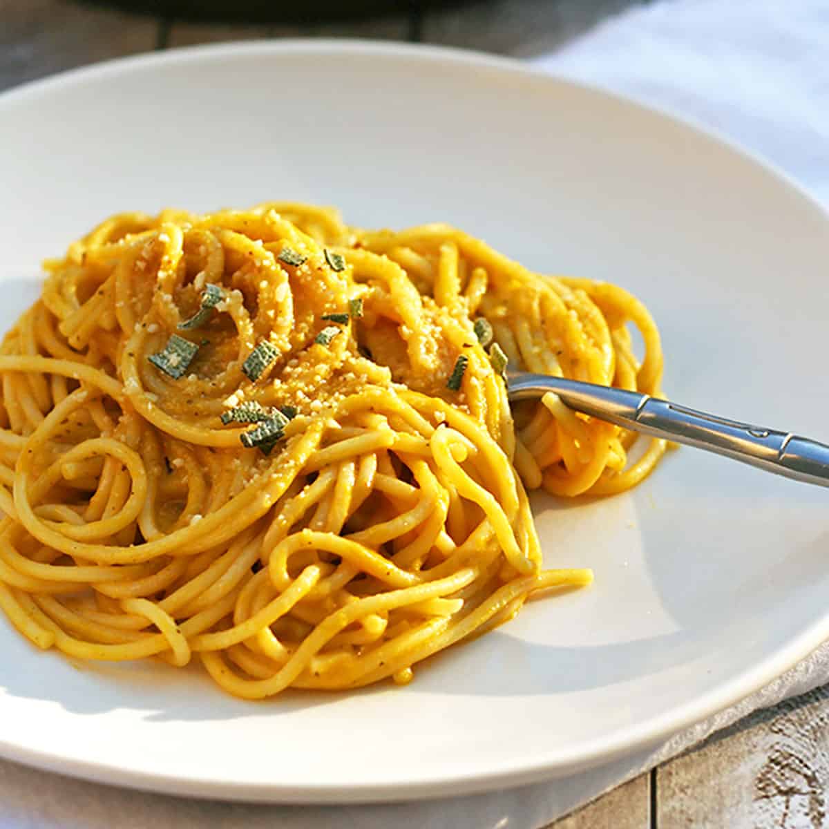 Vegan Pumpkin Pasta