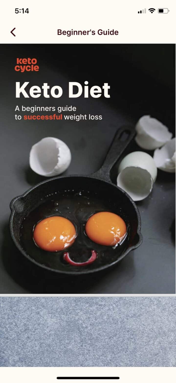 Keto Cycle Review [2024] - Is the Keto Diet App Worth It?